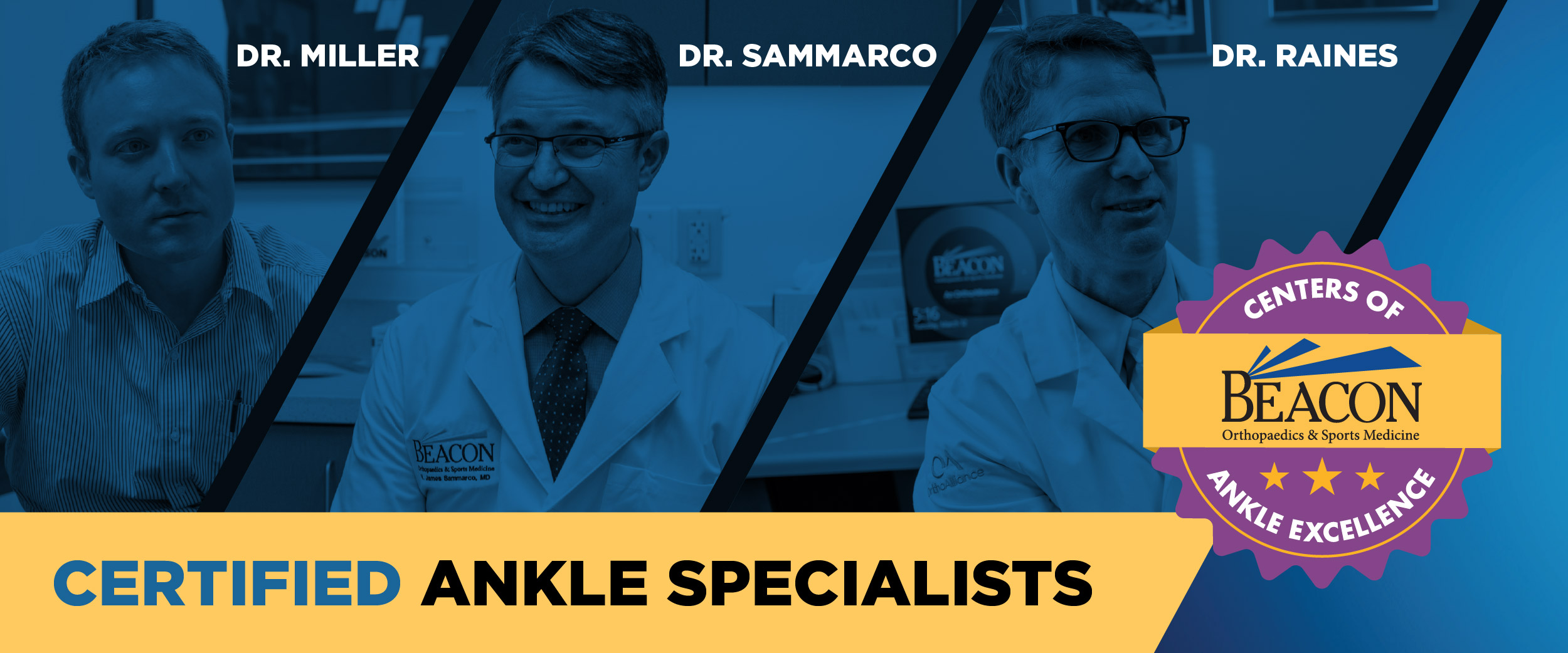 Beacon Earns National Recognition as a Stryker Center of Ankle Excellence